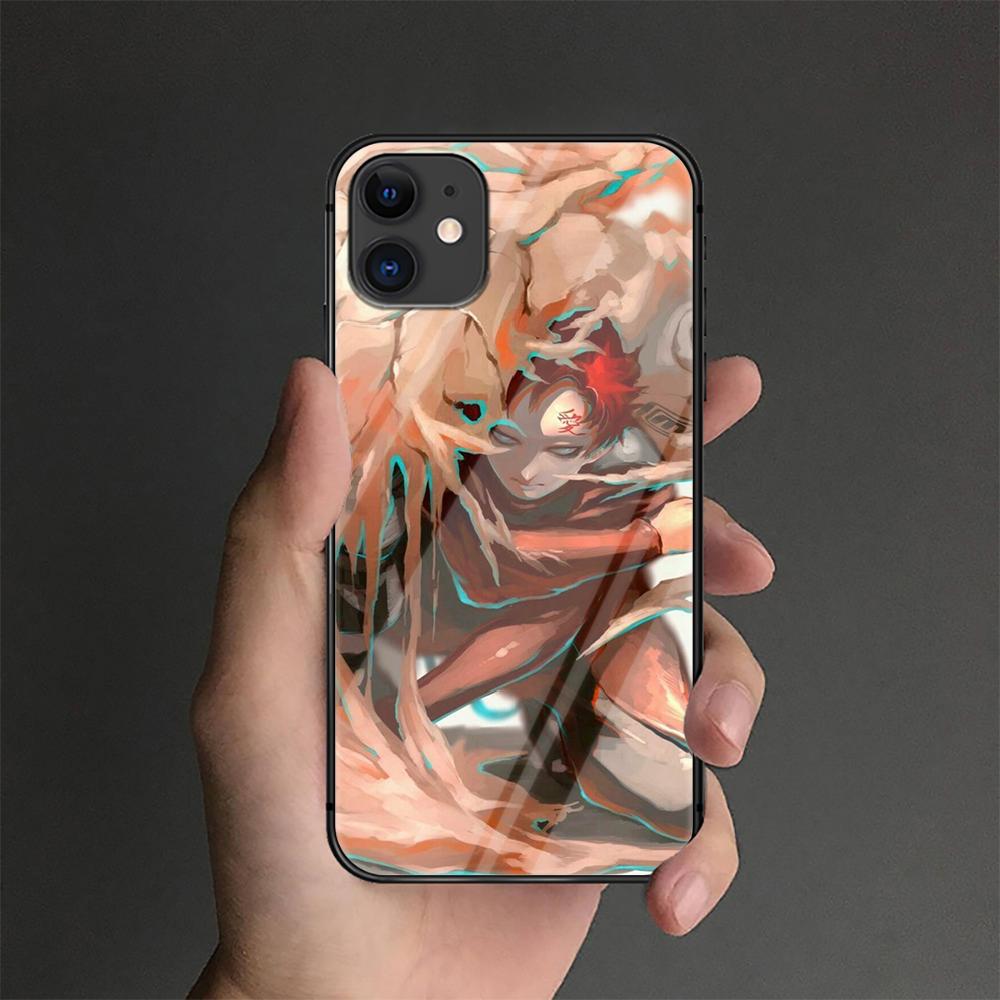 Buy Gaara Naruto Tempered Glass Phone Case Cover For IPhone Huawei ...
