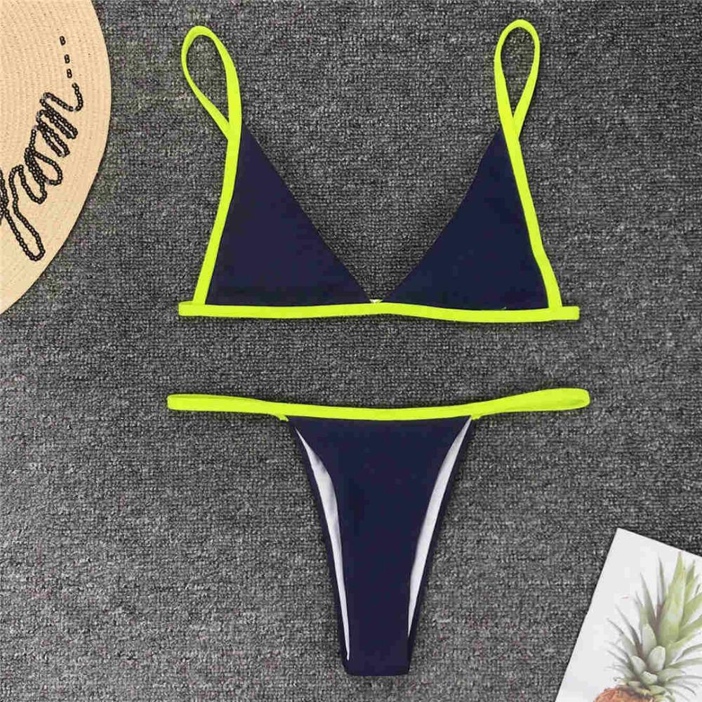 Buy Micro Bikini Tiny Swimsuit Female 2019 Women Swimwear Two-pieces ...