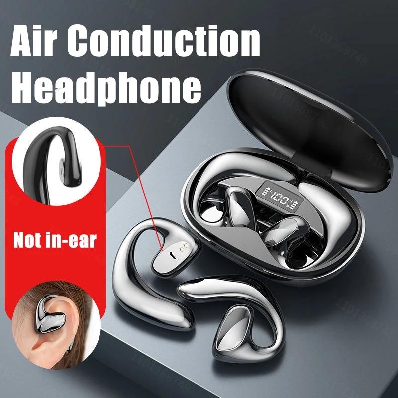 Buy S900 Bone Conduction Ear Hook Wireless Bluetooth 5.1 Headset Sports ...