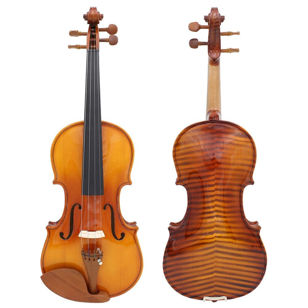 Cheap Professional 4/4 Full Size Violin Solid Wood Spruce Panel ...