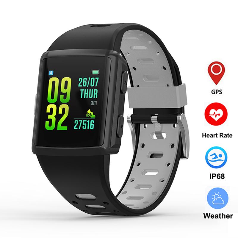 Buy GPS Smart Watch Men 1.3 Inch IP68 Waterproof Heart Rate Activity ...
