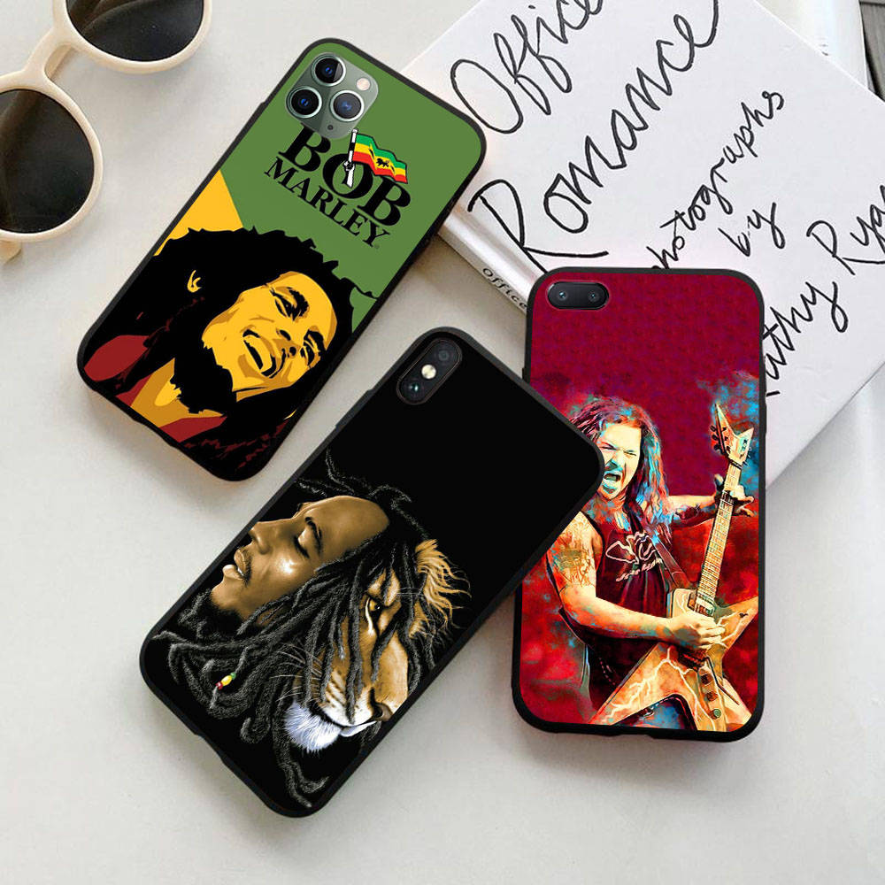 Buy BZ-242 Music Silicone Case For iPhone 7 12 13 14 Plus Redmi 9A 10C ...