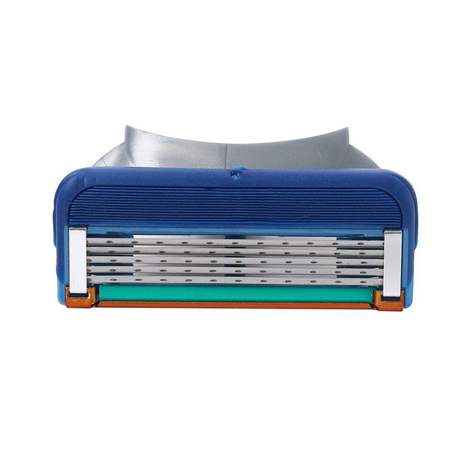 Buy Men's Manual Razor 5-layer Shaving Razor 1 Handle 5 Blade Set Razor ...