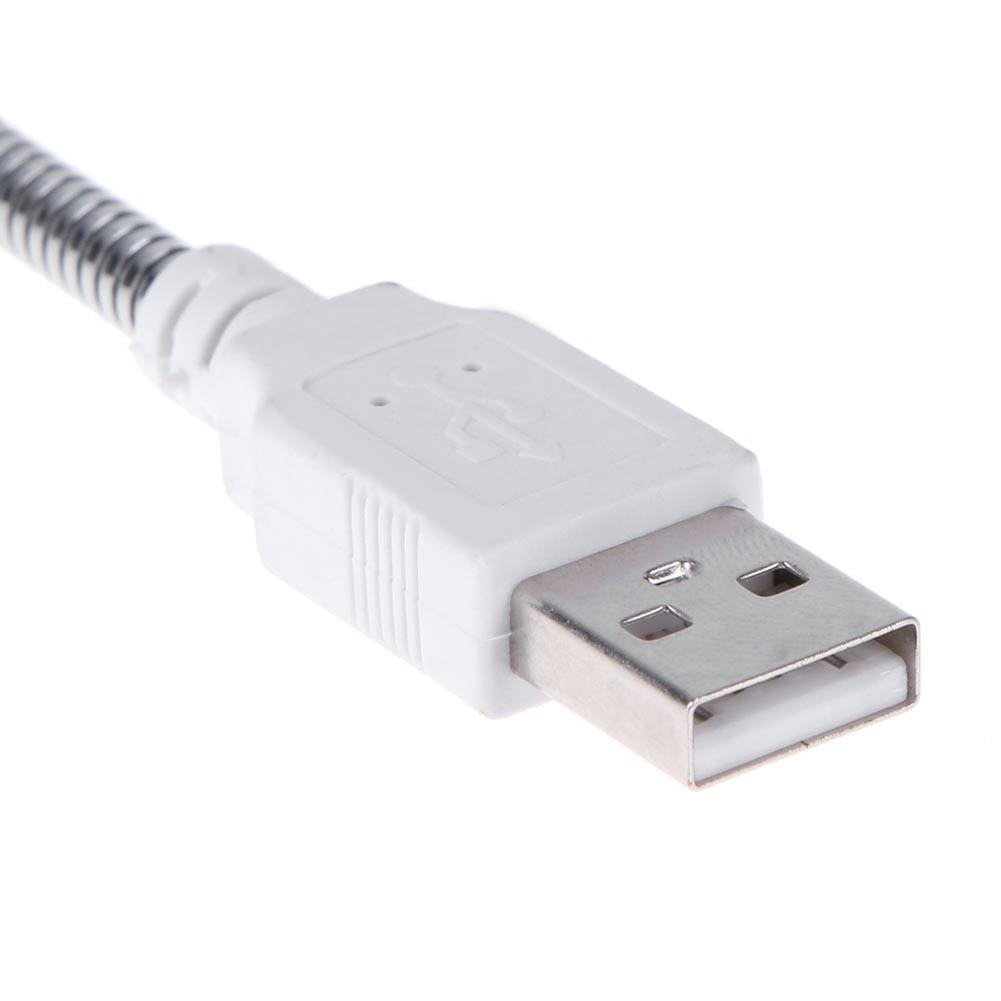 Buy USB Male To Female Extension LED Light Adapter Cable Metal Flexible ...