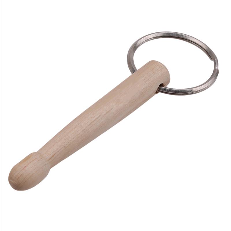 Buy Keyring Drum Sticks Keychain Wood Drumsticks Percussion Key Ring ...