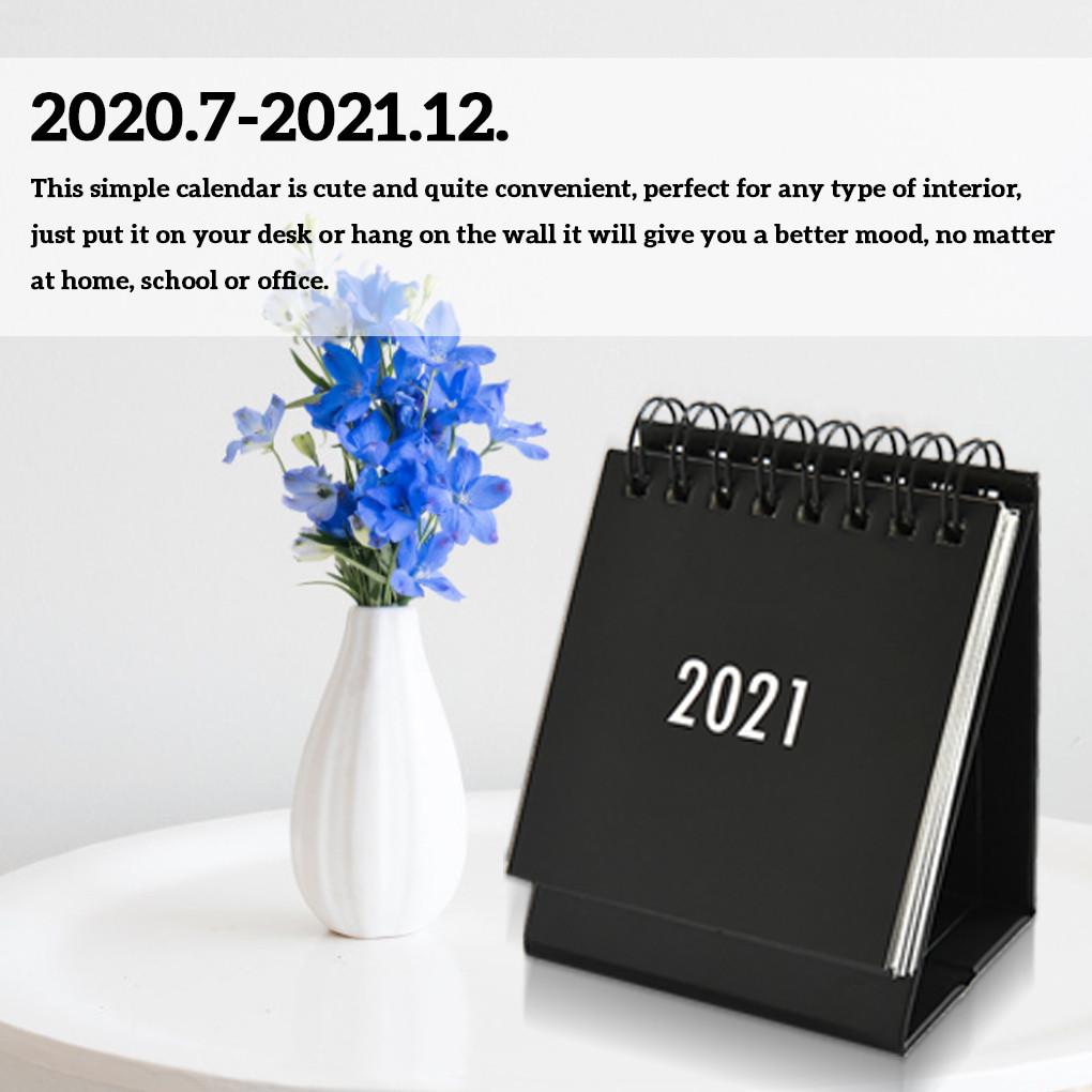 Cheap 2021 Desktop Calendar Table English Yearly Montly Schedule ...