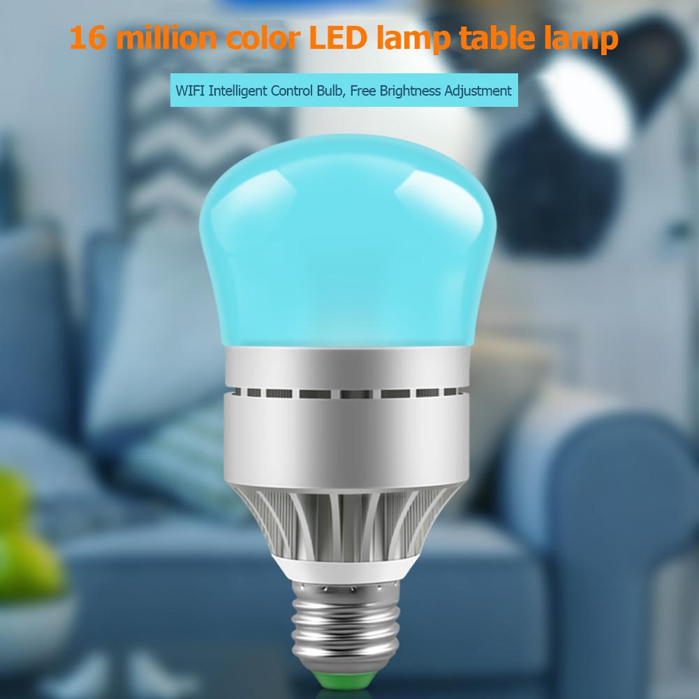 Buy E27 IP68 WIFI Smart LED Bulb Timing Voice Control Multi-color ...