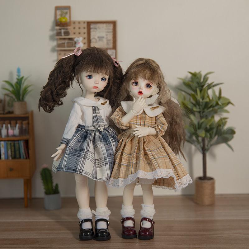 Buy 1/6 BJD Doll DIY Clothes Dolls Fat Body Princess High Quality Dress ...