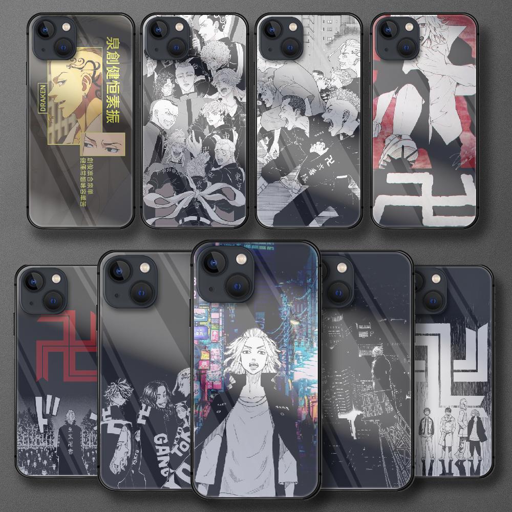 Tokyo Revengers Manjiro Mobile Cases Glass Cell Phone Case Cover For ...
