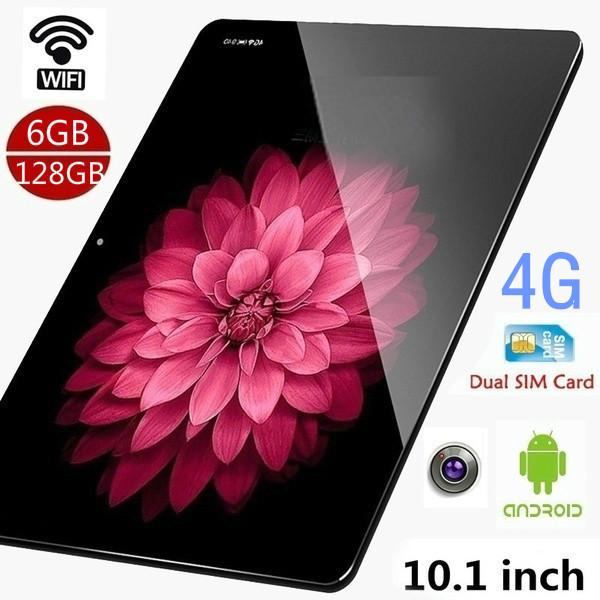 6+128GB 10.1 Inch Tablet Android 8.0 MT8752 10core Dual SIM Cards WiFi ...