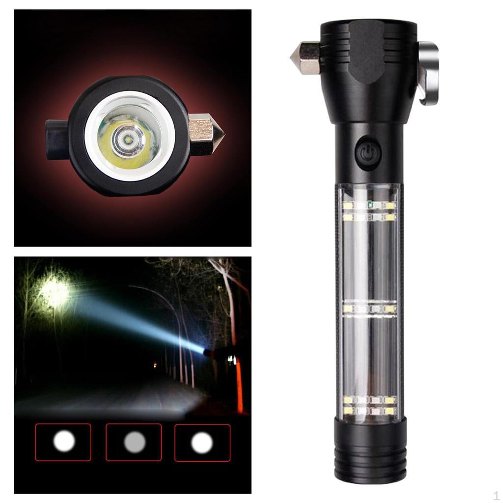 Buy LED Work LigHT Rechargeable Flashlight Torch Solar Red White Light ...