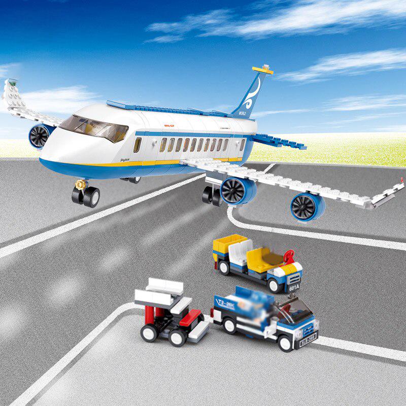 Buy 463PCS Airport Building Blocks Airplane Passenger Block Aviation ...
