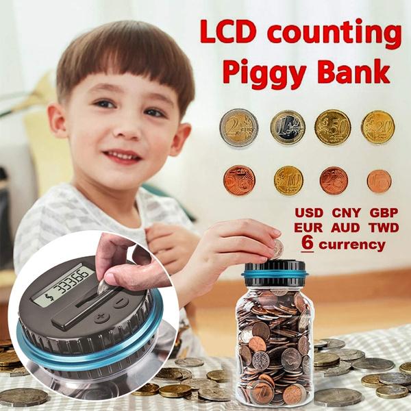 Buy Piggy Bank Counter Coin Electronic Digital LCD Counting Coin Money ...