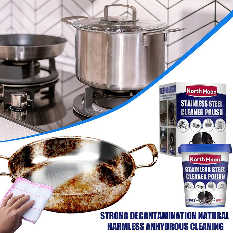 Buy Powerful Stainless Steel Cookware Cleaning Paste Household Kitchen ...