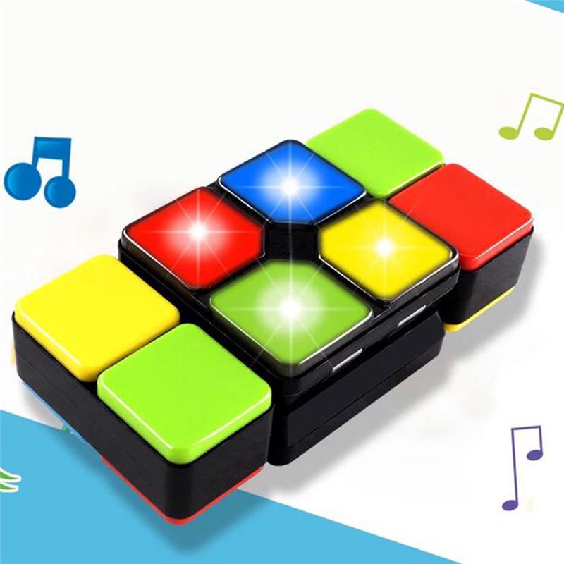 Buy Cute Music Magic Cube Flipslide Puzzle Toy With Light For Kid ...