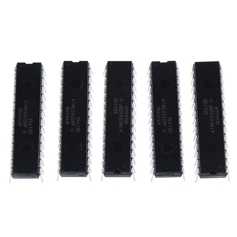 Buy 5Pcs Atmega328P-Pu Dip-28 Microcontroller at affordable prices ...
