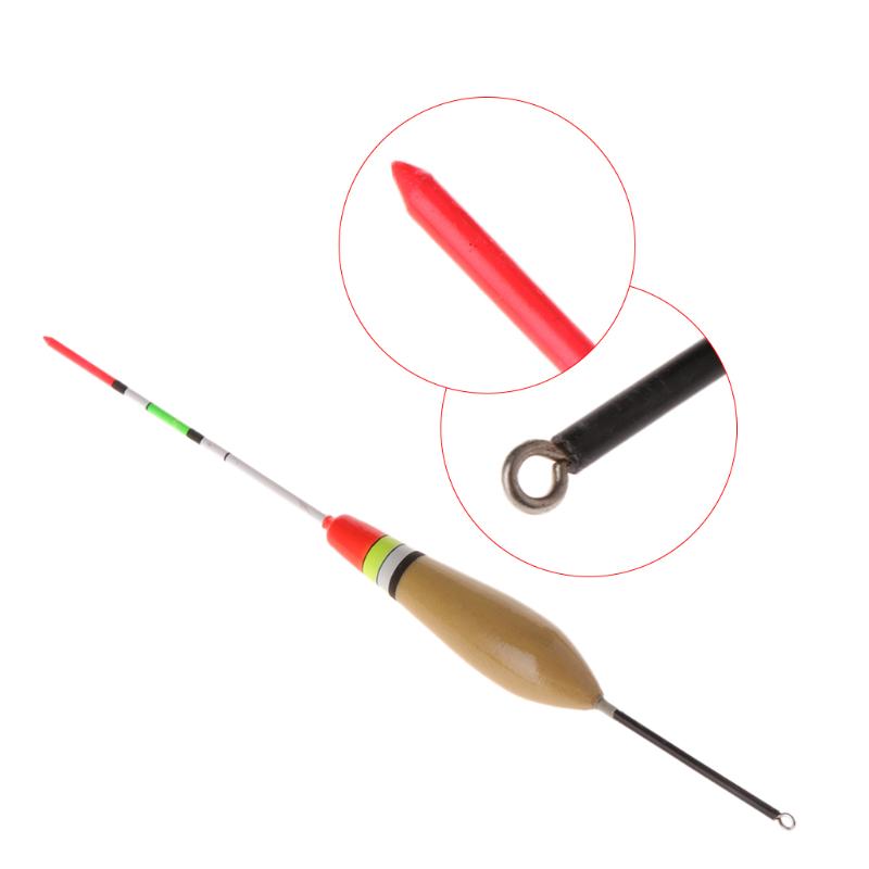 Buy 5 Pcs Fishing Float Buoyance Buoy Bobber Stick Wooden Tackle 1g/2g ...