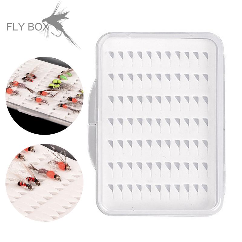 Cheap Fly Fishing Hook Box Foam Waterproof Durable Bait Fishing Tackle ...