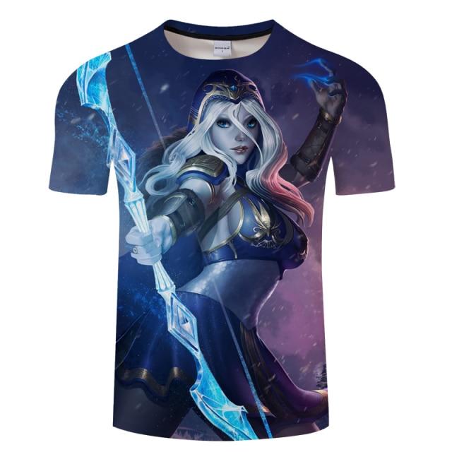 Buy Akali League Of Legends T -Shirt Men 'S Women 'S Fashion 3d ...