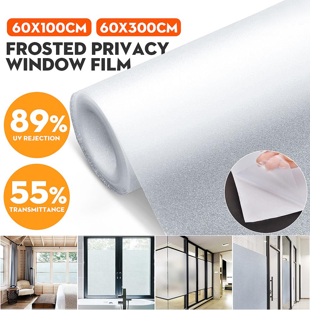 1/3m Frosted Privacys Window Film Home Office Sticker Glass Vinyl ...