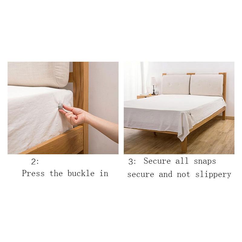 Buy Quilt Sheet Holder Clips Long Holder Sheet Fixing 4 Pack Bed ...