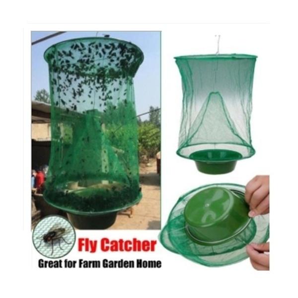 Cheap Pest Control Hanging Fly Catcher Killer Flies Flytrap Zapper Cage ...
