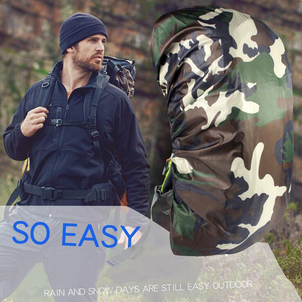 35L 60L 80L Nylon Camouflage Bag Rain Cover Hiking Camping Dustproof Waterproof Backpack Cover ...