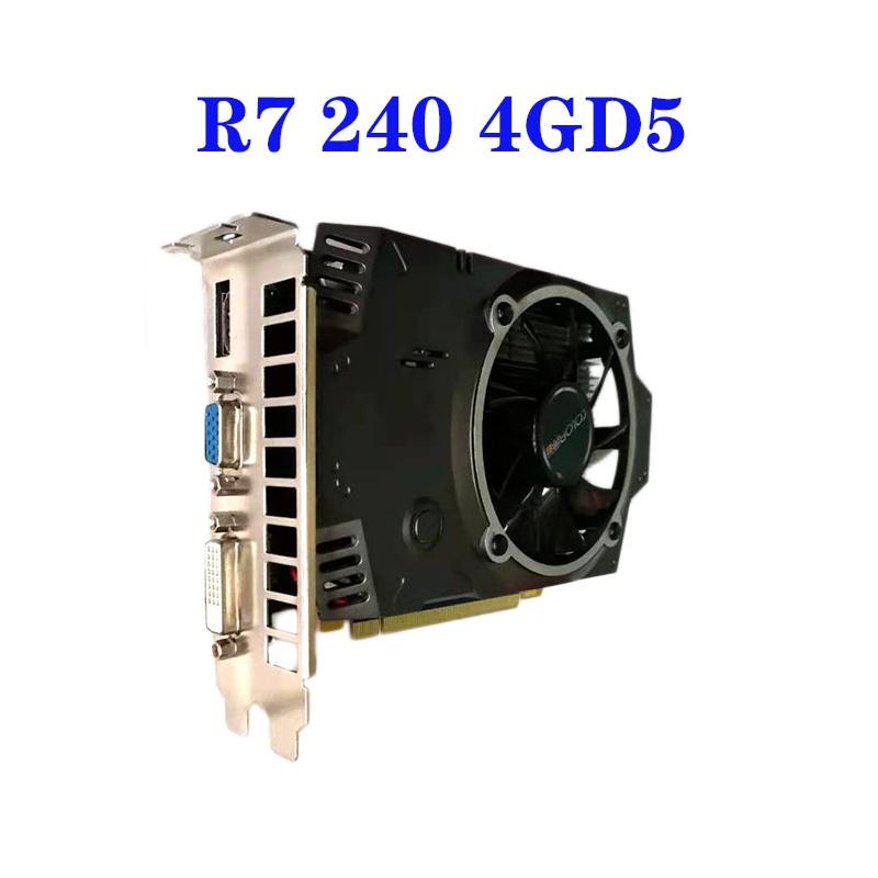 Buy Desktop PC Video Cards GPU For Radeon R7240 4G DDR5 128bit Graphic ...