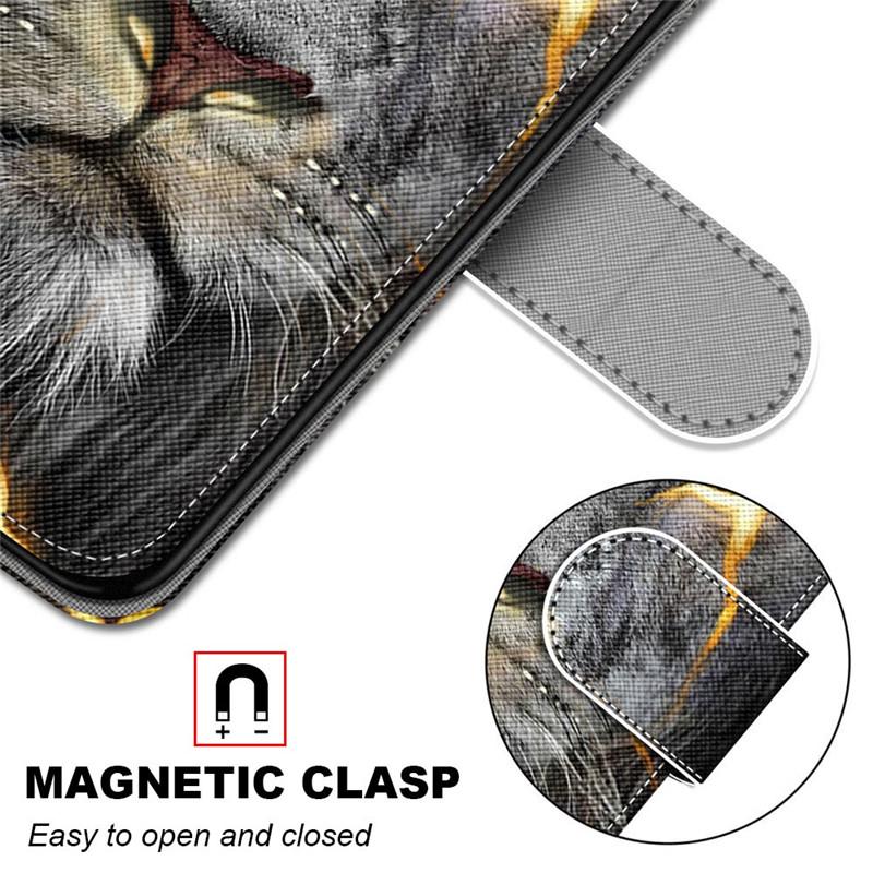 Cheap Luxury Flip Cover PU Leather Wallet Card Slots Rose Flower ...