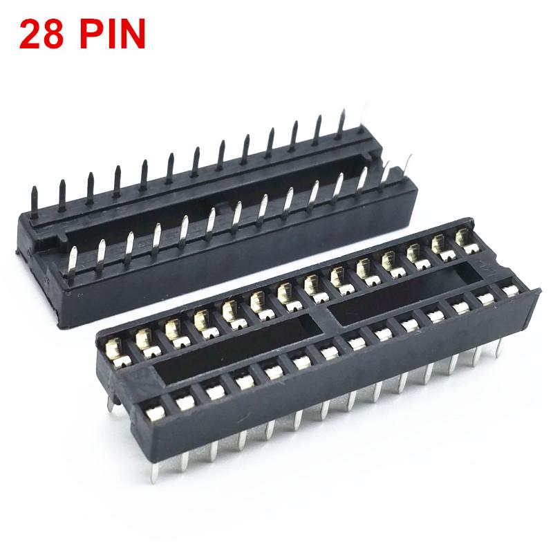 Buy 20pcs IC Seat 6 8 14 16 20 24 28 32 40 Pin 2.54 mm PIN Pitch MCU ...
