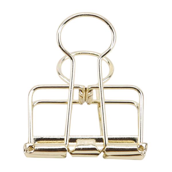 Buy Cute Fish Clip Hollow Out Metal Binder Clips Notes Letter Paper ...