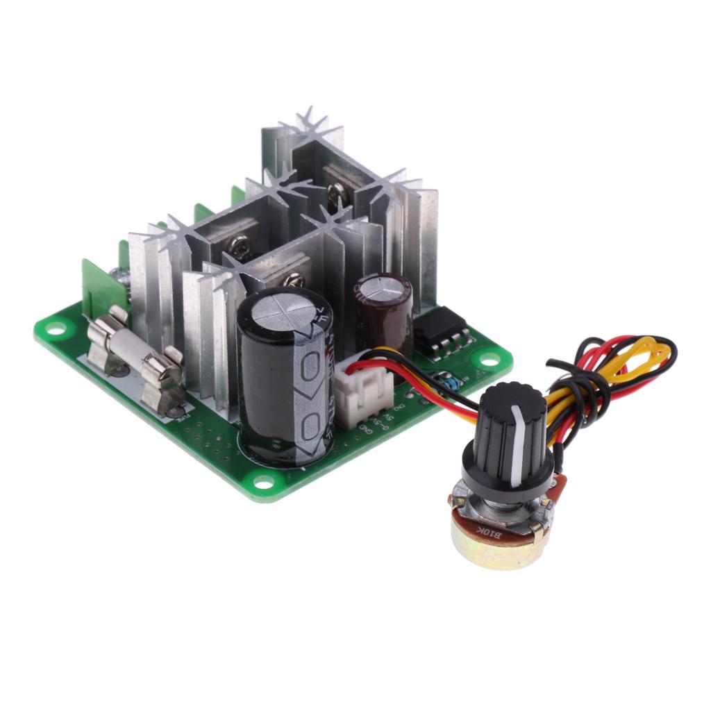 Buy 6V-90V 15A DC Motor Pump Speed Controller Adjustable Control ...