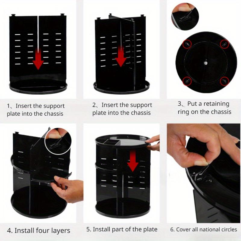 Cheap Rotating makeup case, adjustable 360 rotating skin care case ...