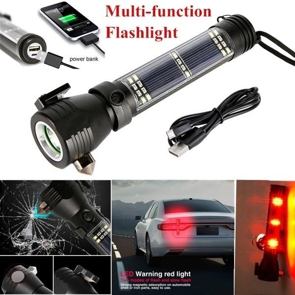 Rechargeable Multifunction Emergency Torch Lights Usb Power Bank Led ...