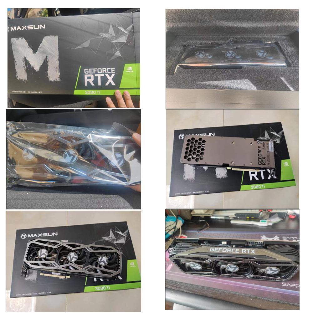 Buy MAXSUN Graphics Cards RTX 3080Ti Turbo X3 12GB GDDR6X 8pin*2 384Bit ...