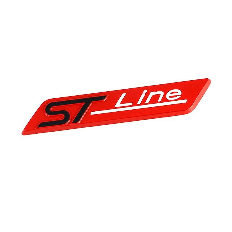 3D Car Sticker ST LINE Logo Emblem Sport Badge Auto Decal for kuga 2018 ...
