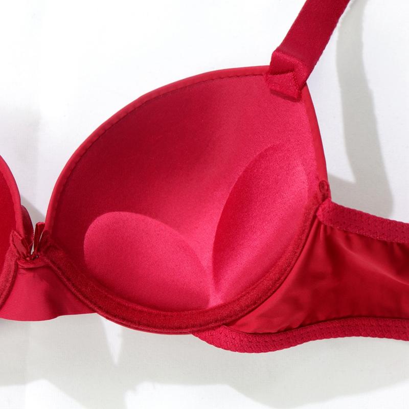 Cheap Women's Bra Sexy Letter Rhinestone Padded Bras Seamless Underwear ...