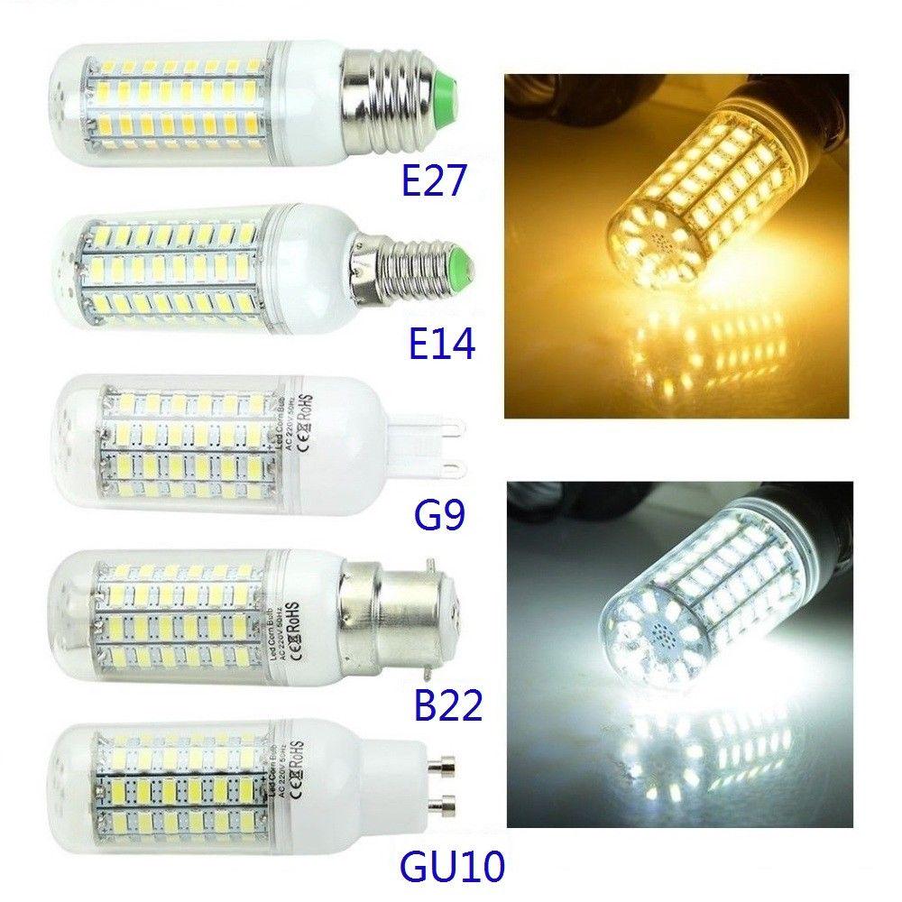 7/9/12/15/20/25/30W Super Brigh E27 B22 GU10 E14 G9 SMD5730 LED Corn Bulb Lamp-buy at a low ...