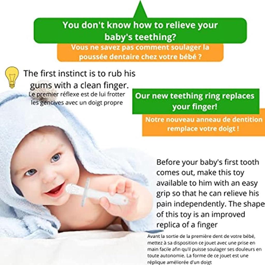 Cheap NEW Teething Ring Teething Toy Brush Teething Tool for BABY ...