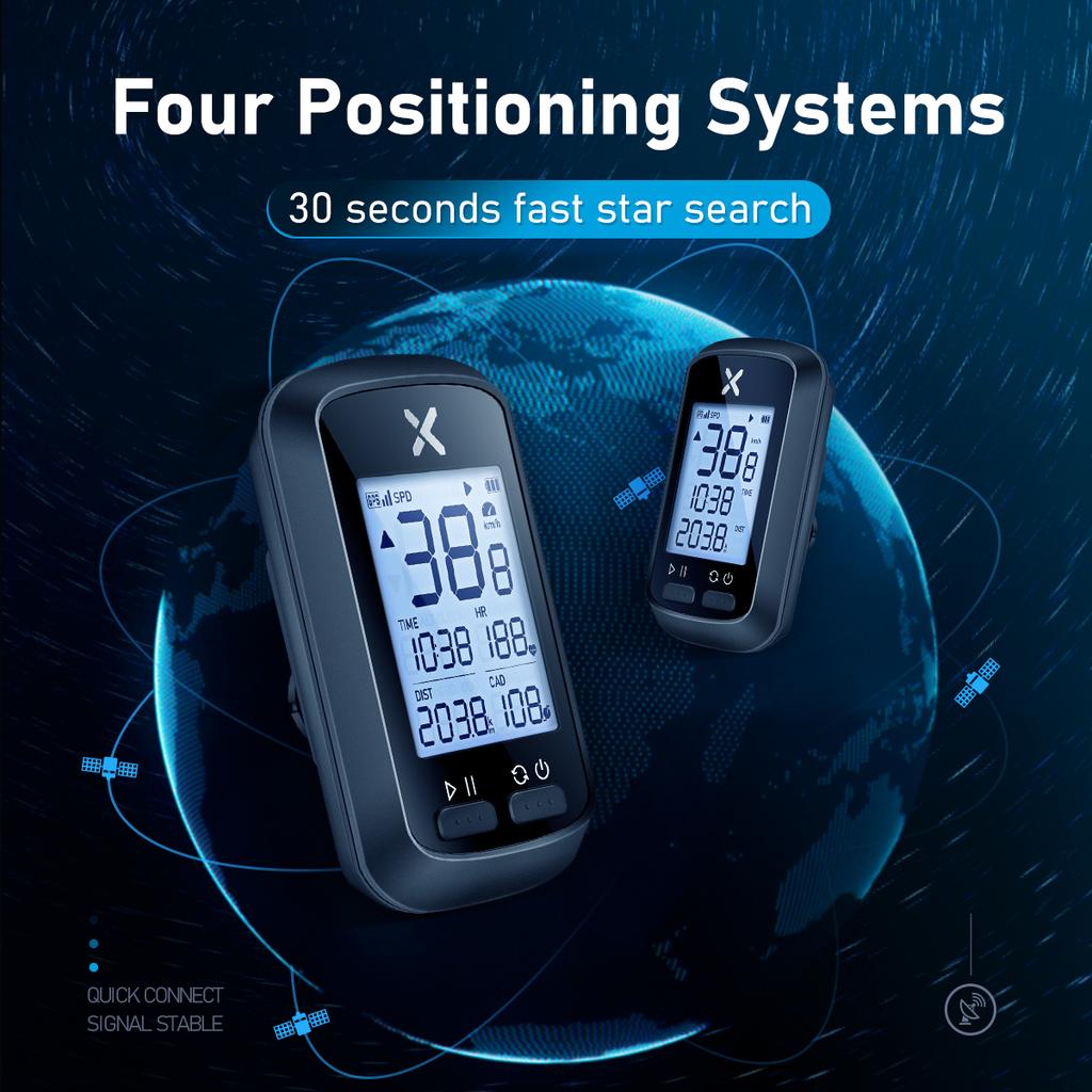 XOSS G/G Plus Bicycle Computer GPS Wireless Speedometer Cycling Tracker ...
