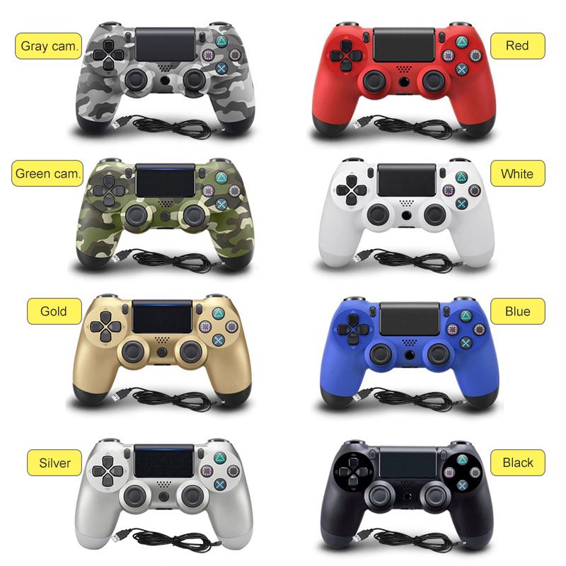 Buy USB Wired Gamepad Controller Vibration Joystick For PS4 Controller ...