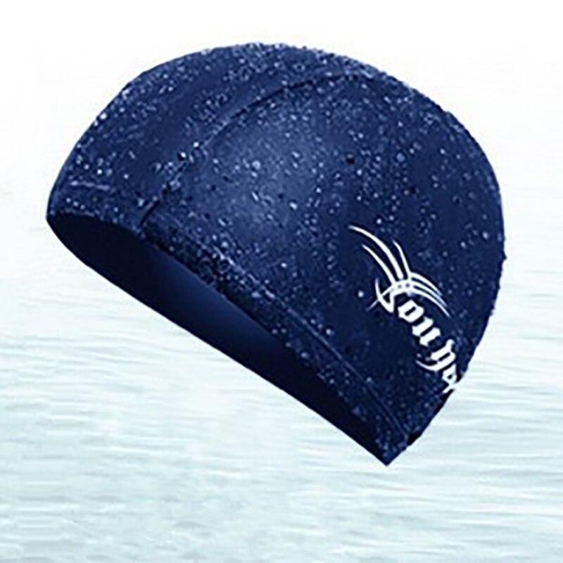 Buy Men's Cloth Swimming Cap Spandex Swimming Cap Bag Long Hair High ...