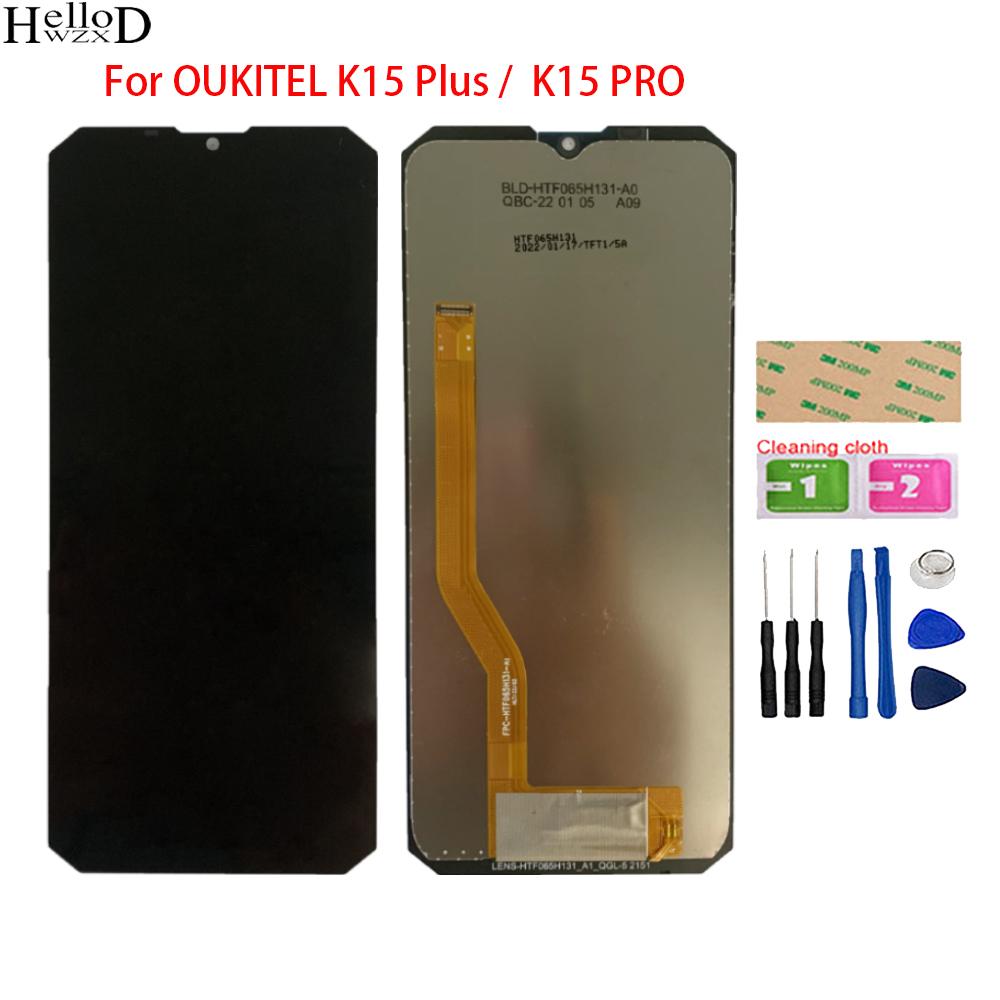 6.52 "100% Oukitel K15 Plus LCD Ekran Dokunmatik Ekran Montajı OUKITEL ...