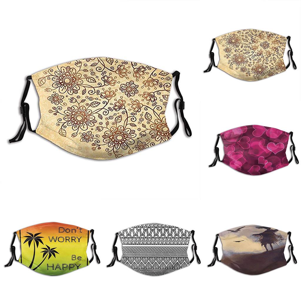 Buy Fashion 3D Printing Replaceable Filter Chip Mask Soft Colors ...