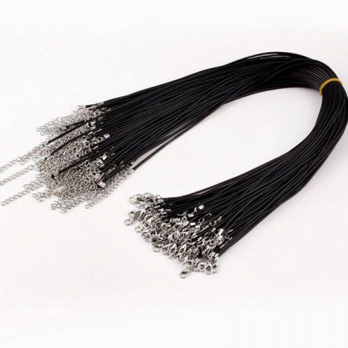 Cheap 3Pc DIY Vintage Black Wax String Necklace Fashion Pendant Unisex ...