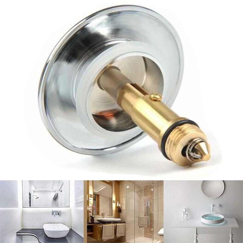 Buy Click Clack Basin Waste Pop Up Bath Sink Push Button Plug Bolt ...