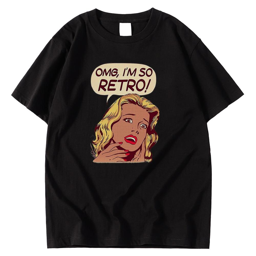 Kaufe American Omg I'm So Retro Print Male Tees Shirts Spring Summer ...