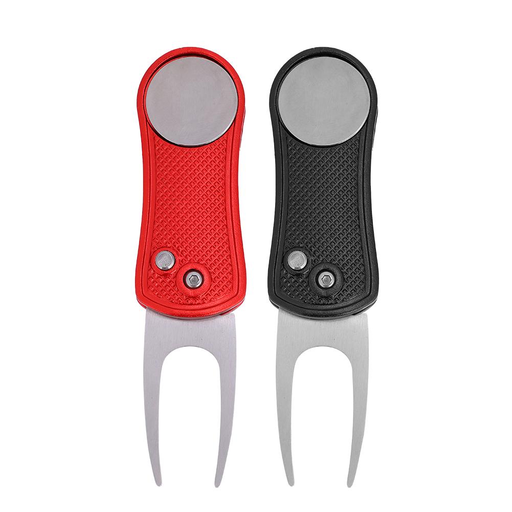 Buy Metal Foldable Divot Repair Fork Ball Marker Pitch Tool !] at ...