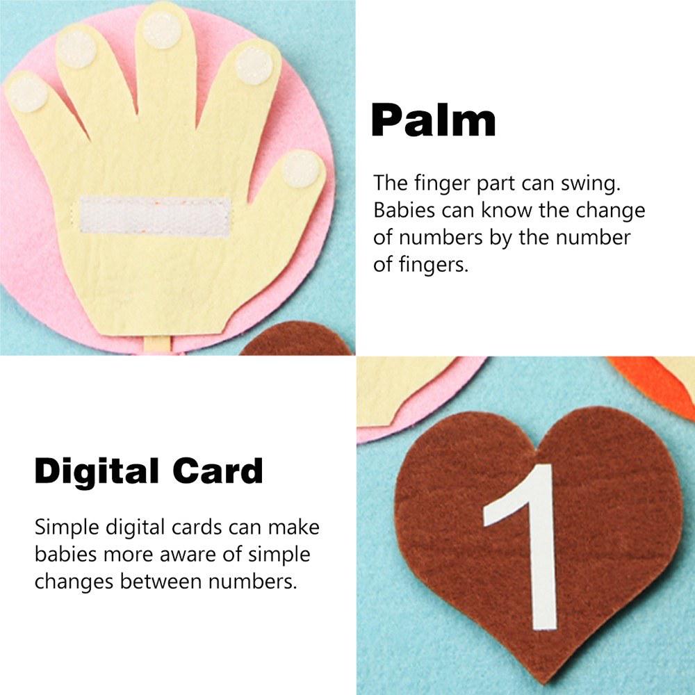 Buy Finger Match Board Toy Math Readiness Children Finger Counting Toy ...