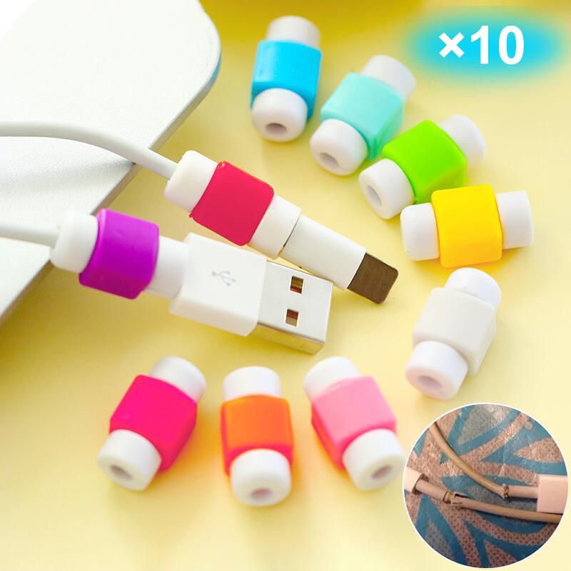 Buy 10Pcs Cable Winders Lightning Charger Saver Protector for Apple ...